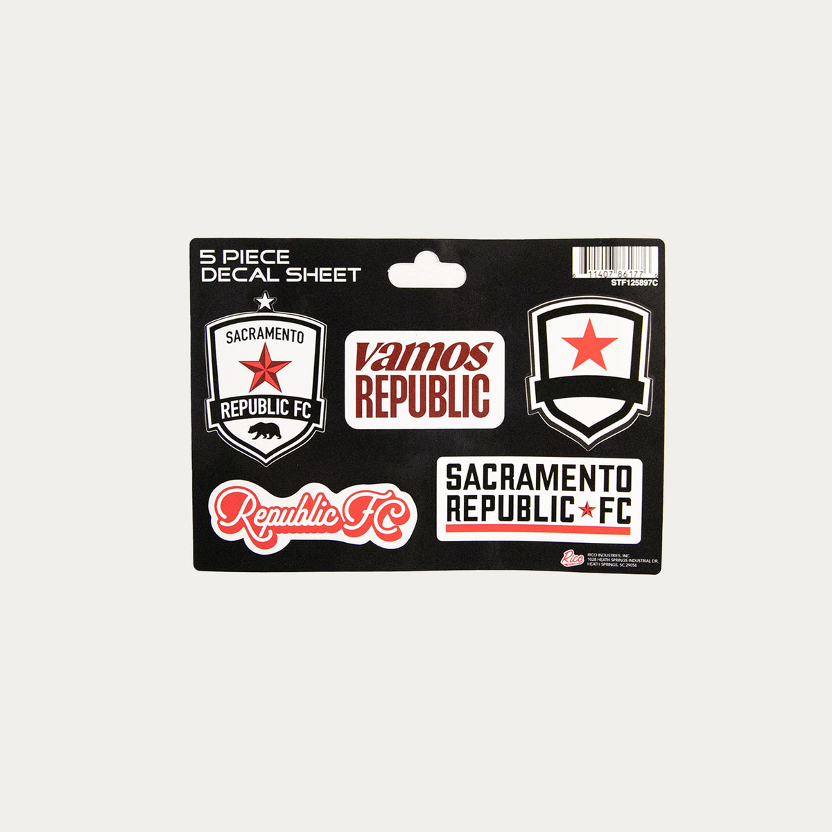 2025 Sticker Sheet – Sacramento Republic FC Team Store